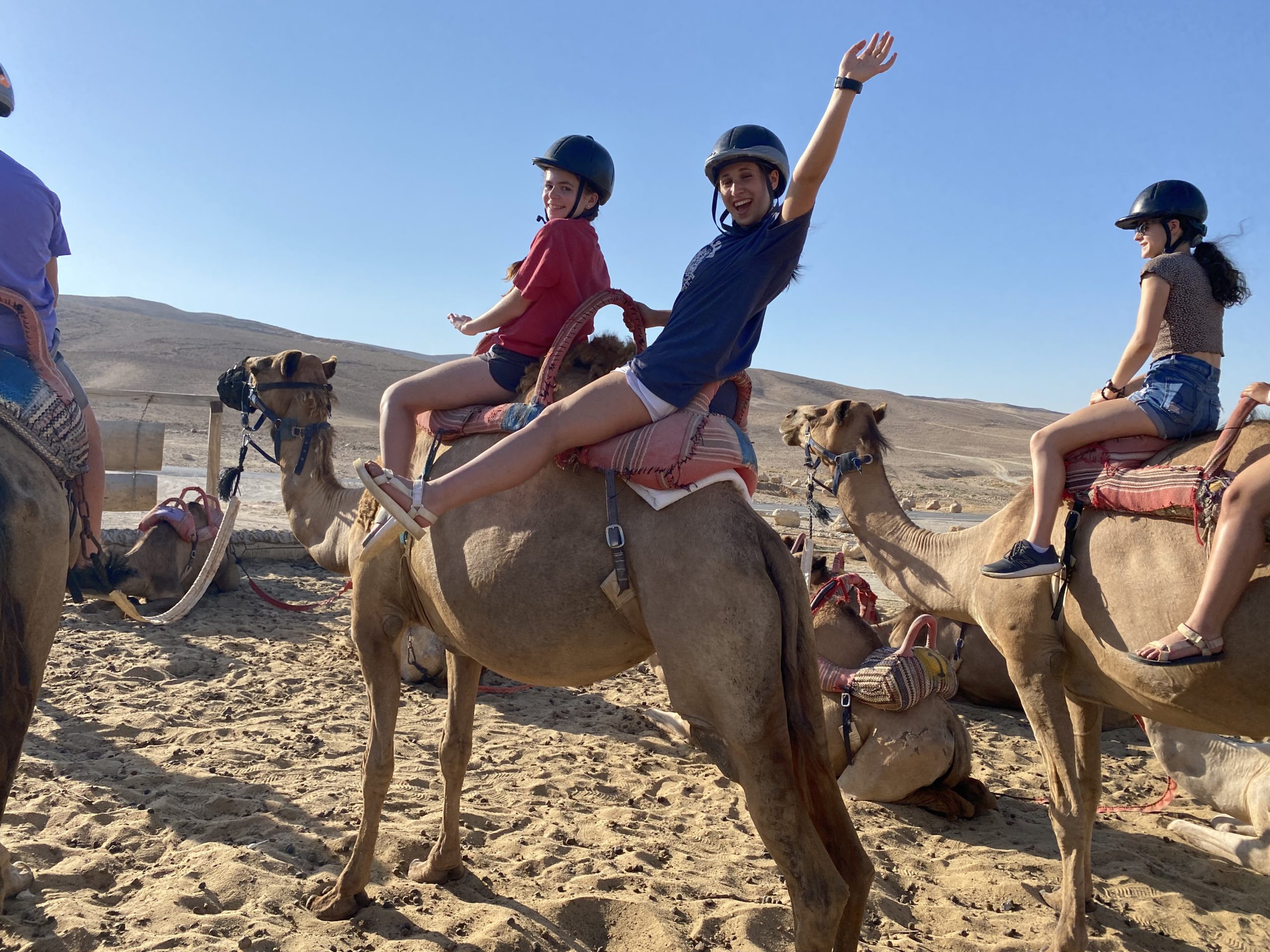 "Two hands firmly on the saddle at all times!" - Yallah! Israel